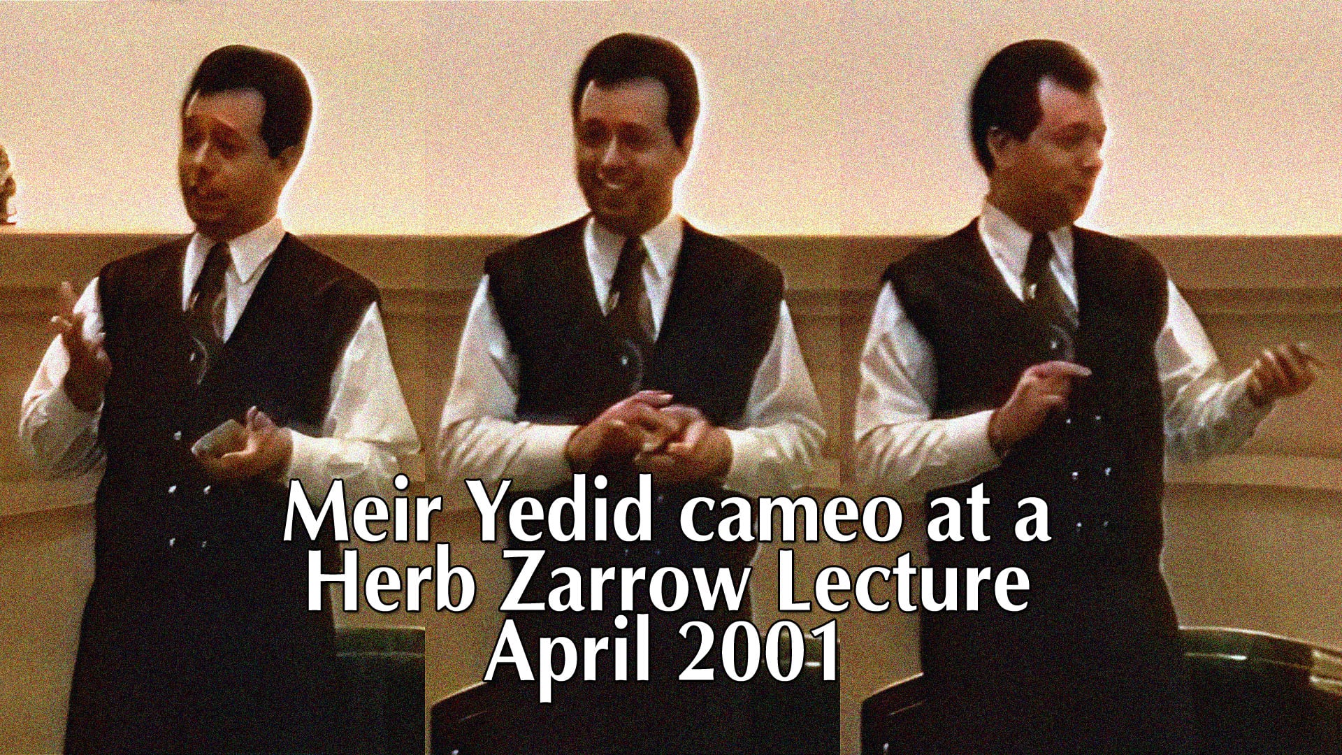 Meir Cameo At Zarrow Lecture